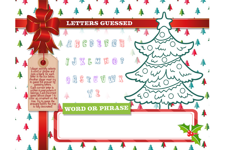Christmas Tree Game - An Alternative to the Classical Hangman Game ...